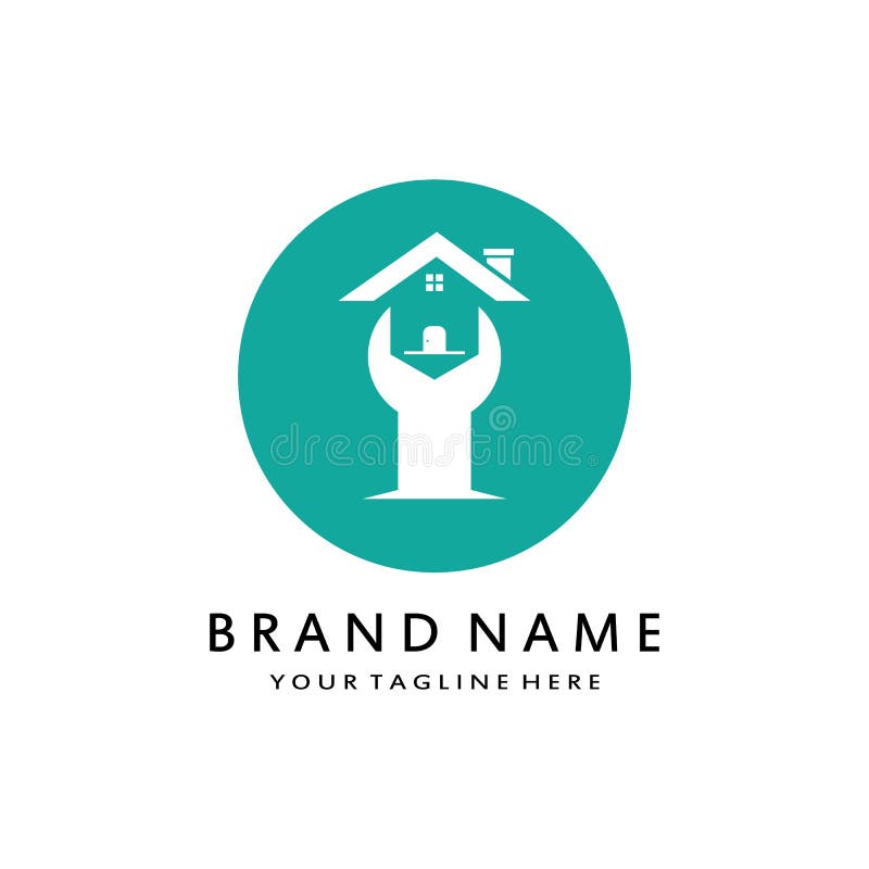 Vector Logo Design Illustration Construction, Home Improvement and ...