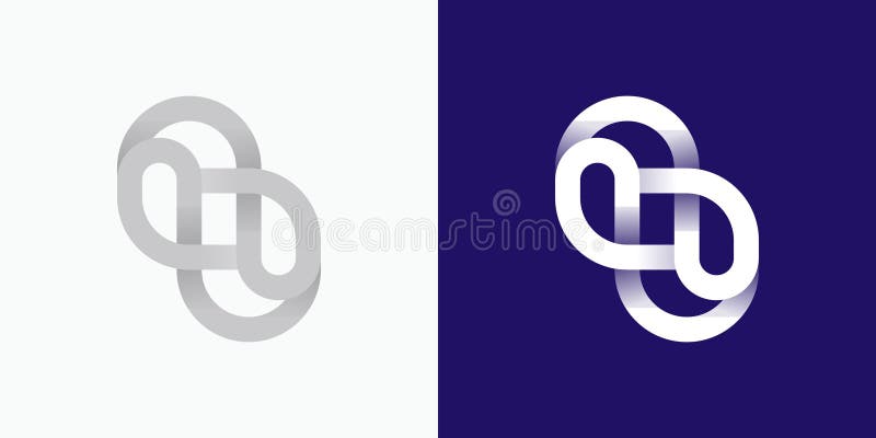 Vector Logo Design of Infinity and Chain with Three Dimensional Effect ...