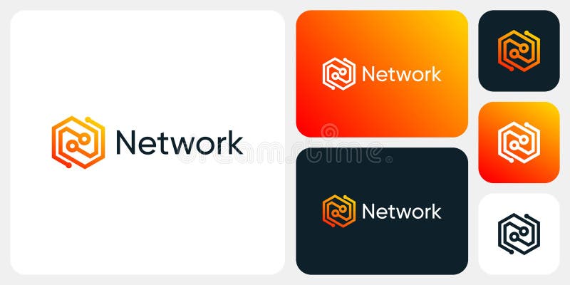 Hexagon Connection Letter Technology Logo Stock Illustrations – 5,439 Hexagon Connection Letter ...