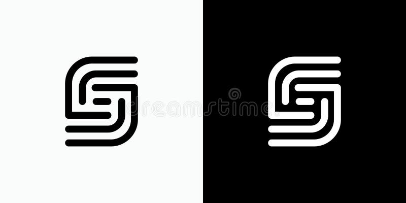 Vector Logo Design with Lines of the Initial S in a Modern, Simple ...