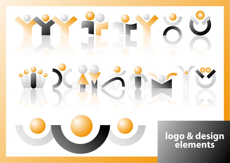 Vector Logo & Design Symbols Stock Vector - Illustration of symbol ...