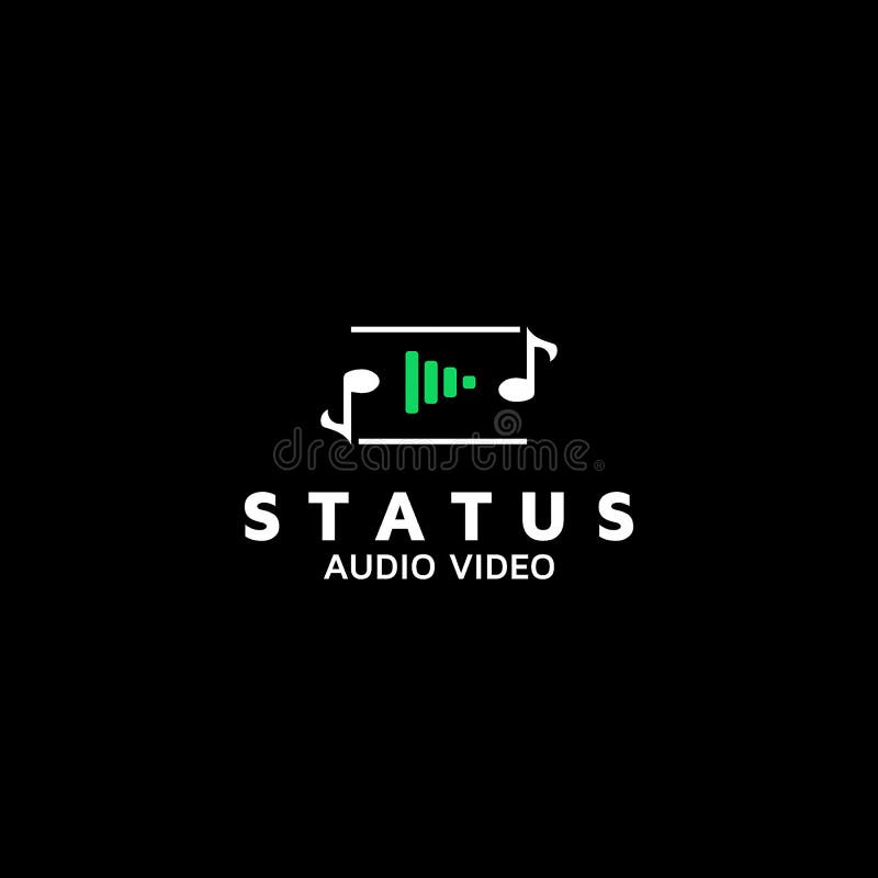 Vector Logo Design Template for Audio Video Stock Vector - Illustration ...