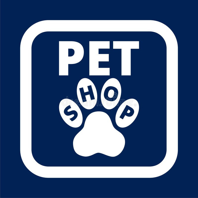 Vector Logo Design Template for Pet Shops - Illustration Stock ...