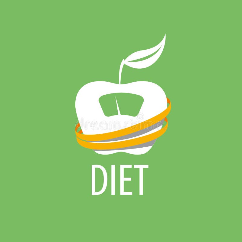 Vector logo for diet stock vector. Illustration of meter - 126554742