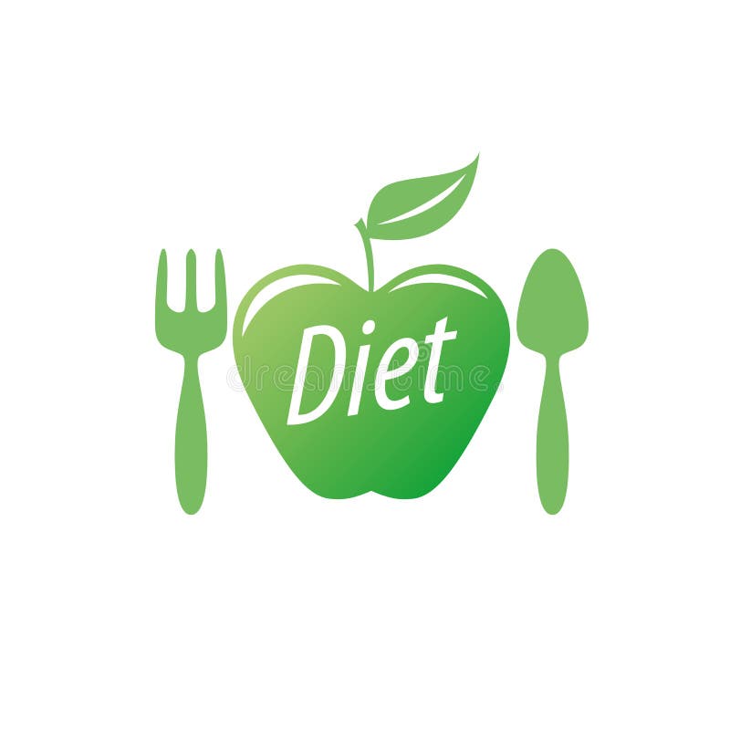 Vector logo for diet stock vector. Illustration of meter - 126554803