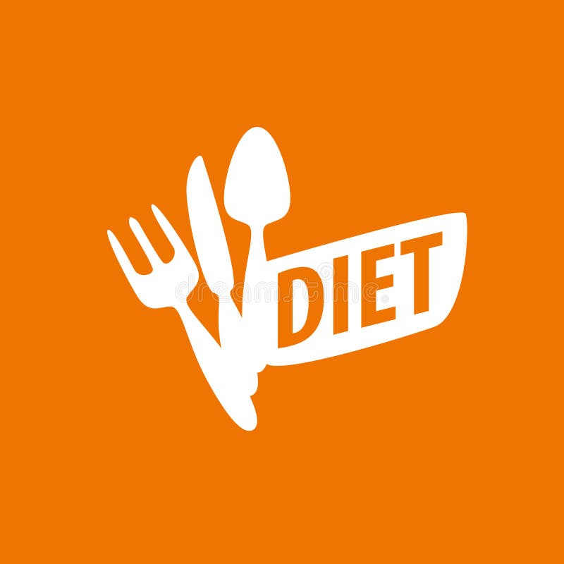 Vector logo for diet stock vector. Illustration of icon - 126554937