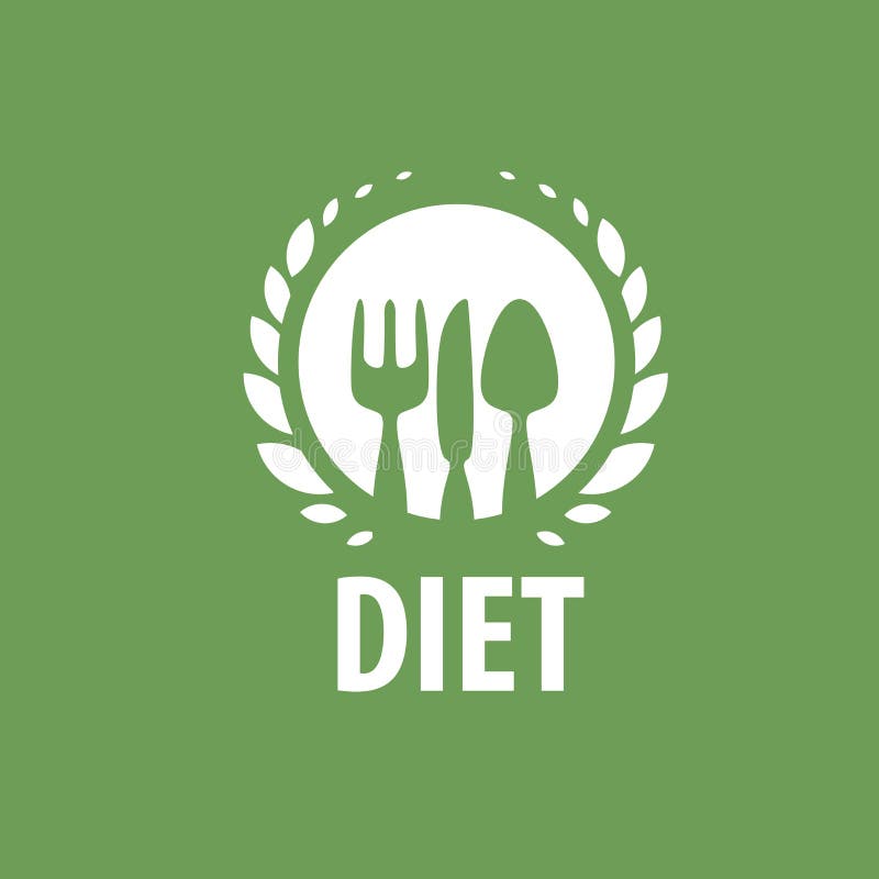 Vector logo for diet stock vector. Illustration of loss - 126554967