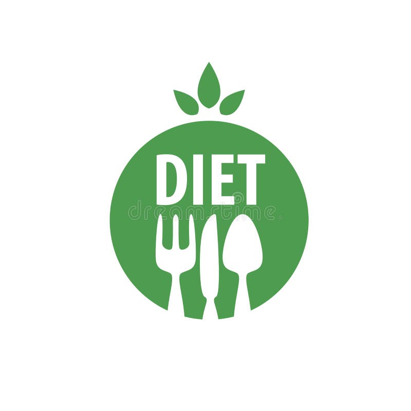 Vector logo for diet stock vector. Illustration of graphic - 126555010