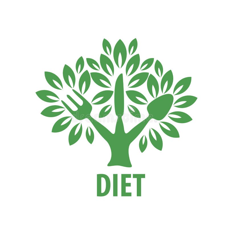 Vector logo for diet stock vector. Illustration of organic - 126555139
