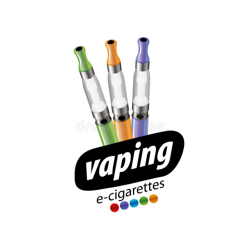 Vector Logo Electronic Cigarette Stock Vector - Illustration of ...