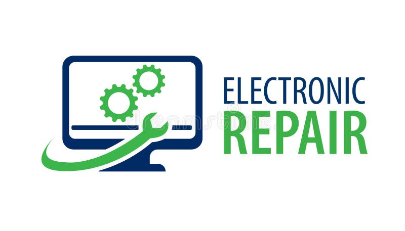 Vector Logo of the Electronics Repair Service Stock Illustration ...