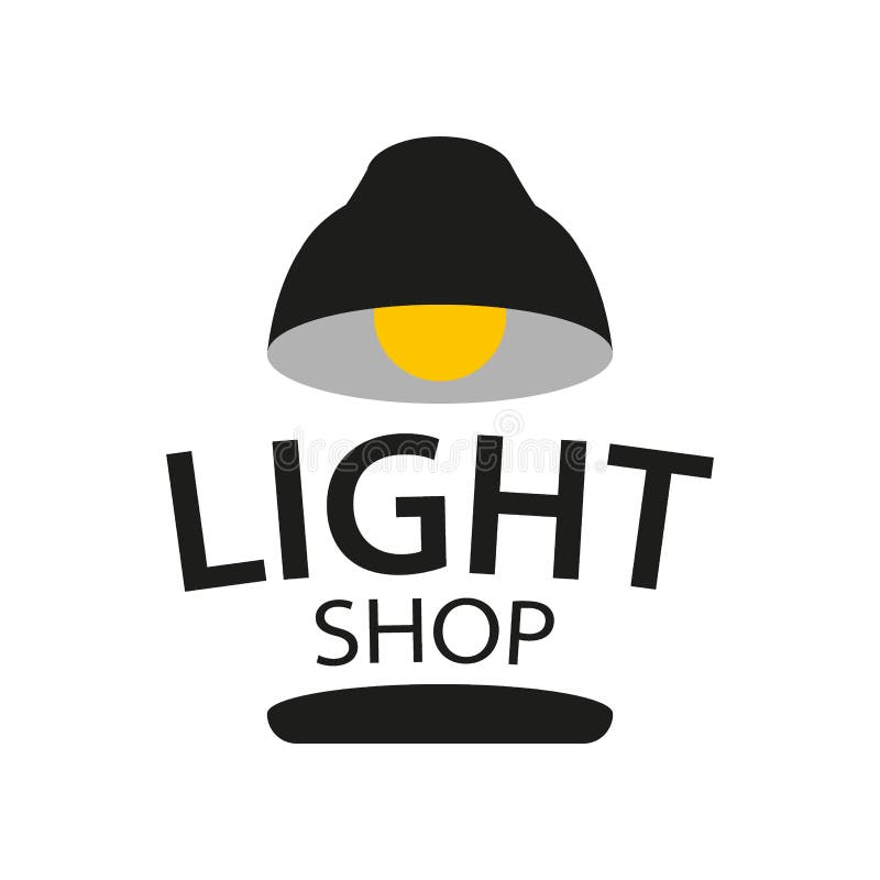 Vector Logo of an Electronics Store, Light Stock Vector - Illustration ...