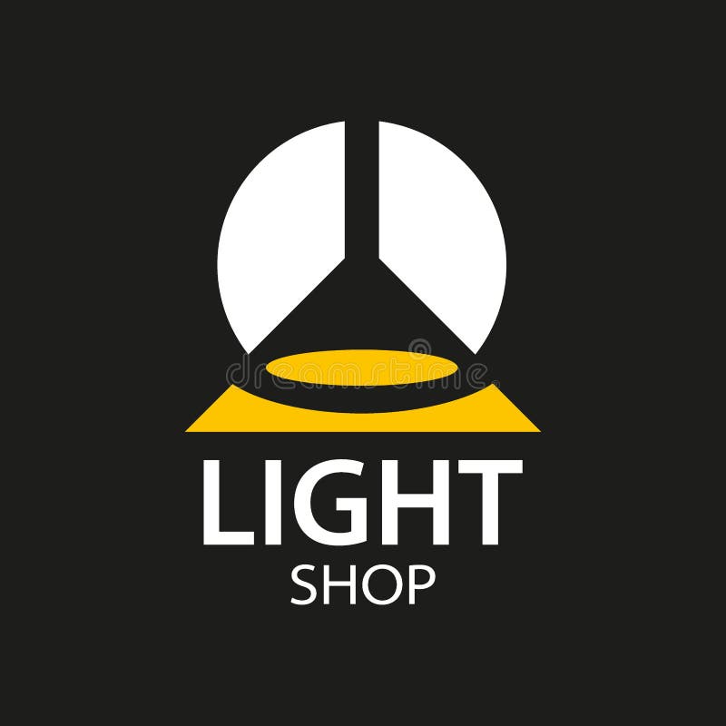 Vector Logo of an Electronics Store, Light Stock Vector - Illustration ...