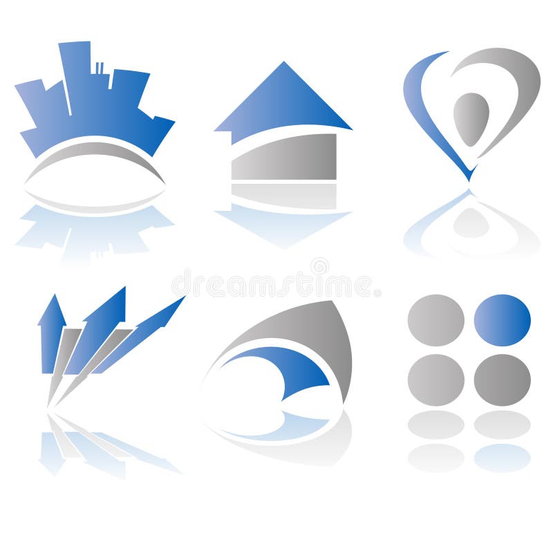 Vector logo elements stock vector. Illustration of icons - 11216523