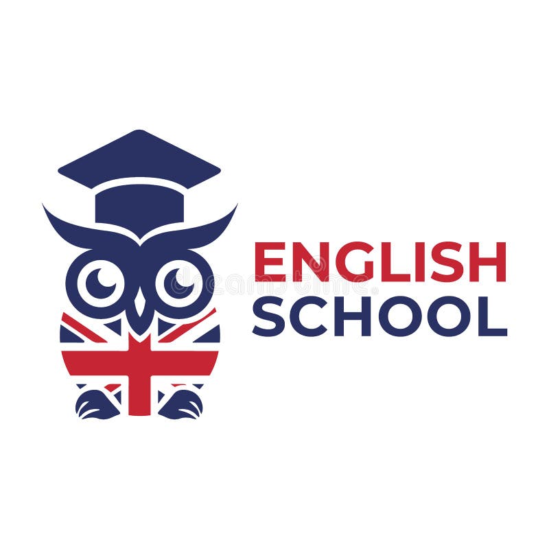 Vector Logo of the English Language School Stock Vector - Illustration ...