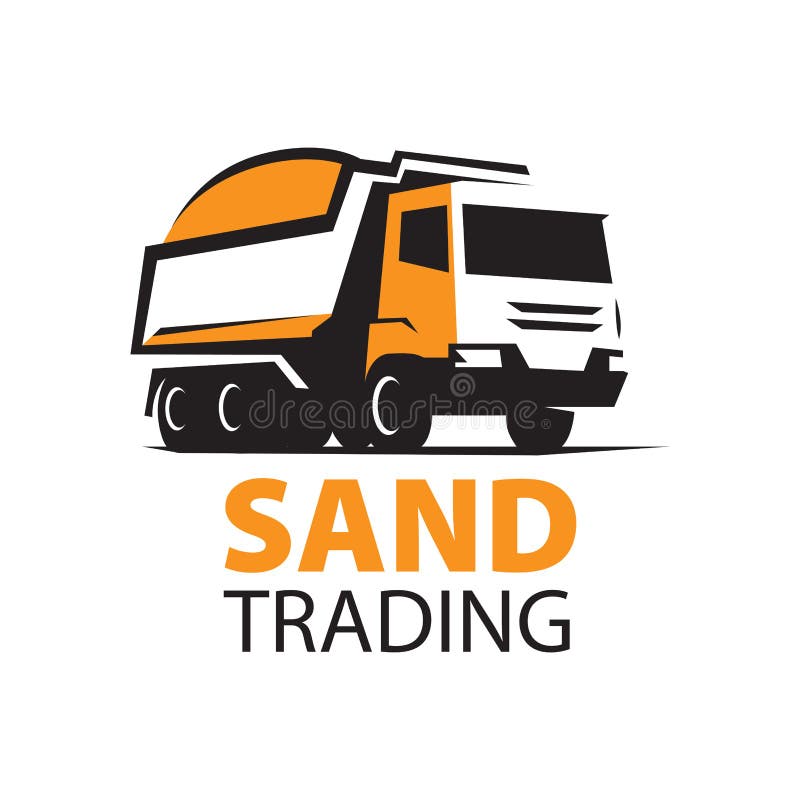 Vector Logo of Sand Mining and Trading Stock Vector - Illustration of ...