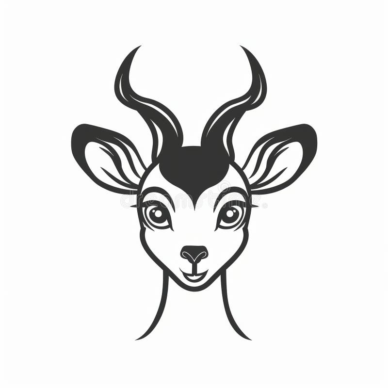 Impala Head Vector Stock Illustrations – 904 Impala Head Vector Stock ...