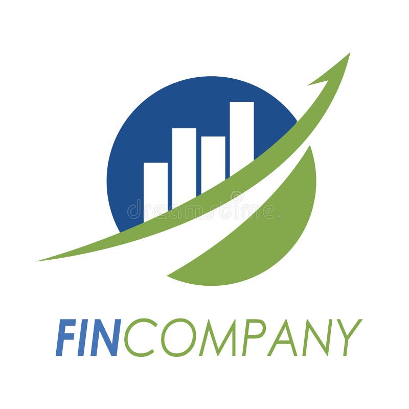 Vector Logo of a Financial and Marketing Company Stock Illustration ...