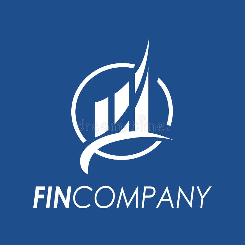 Vector Logo of a Financial and Marketing Company Stock Illustration ...
