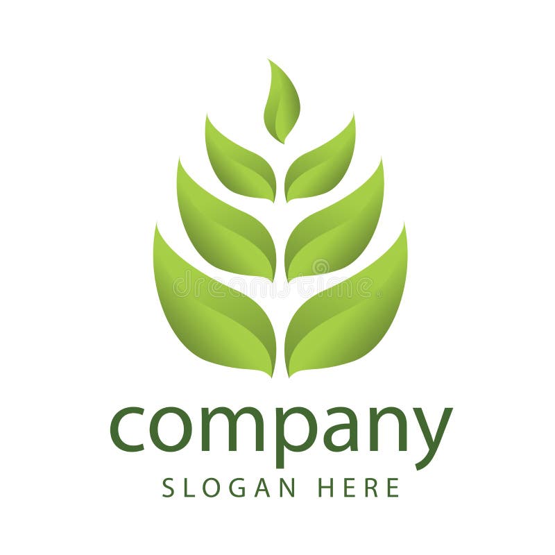 Logo Forest Vegetation Management Stock Vector - Illustration of leaf ...
