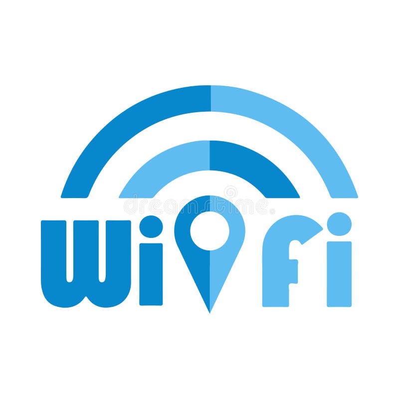 Vector Logo of Free Wi-Fi, Service and Settings Stock Vector ...