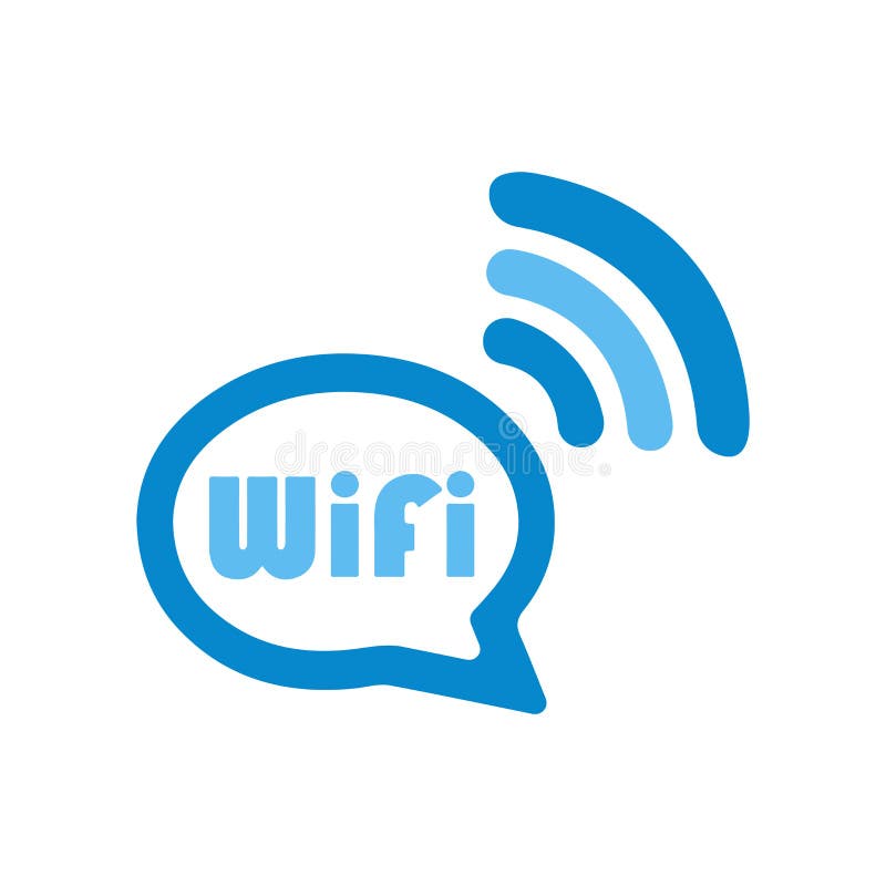 Vector Logo of Free Wi-Fi, Service and Settings Stock Vector ...