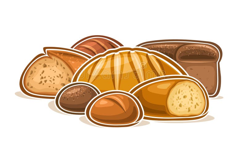 Vector Logo for Fresh Bakery Stock Illustration - Illustration of ...