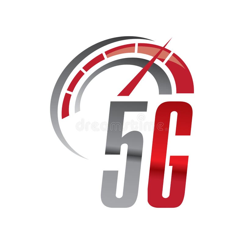 Vector Logo for 5G Internet and Cellular Stock Illustration ...