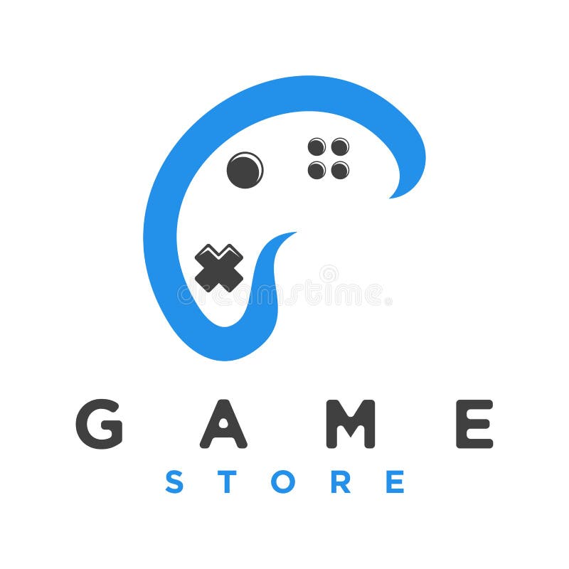 Vector Logo Game Pad for the Game Store Stock Vector - Illustration of ...