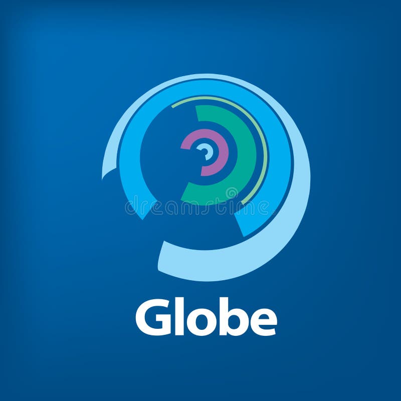 Vector logo globe stock vector. Illustration of circle - 125865729