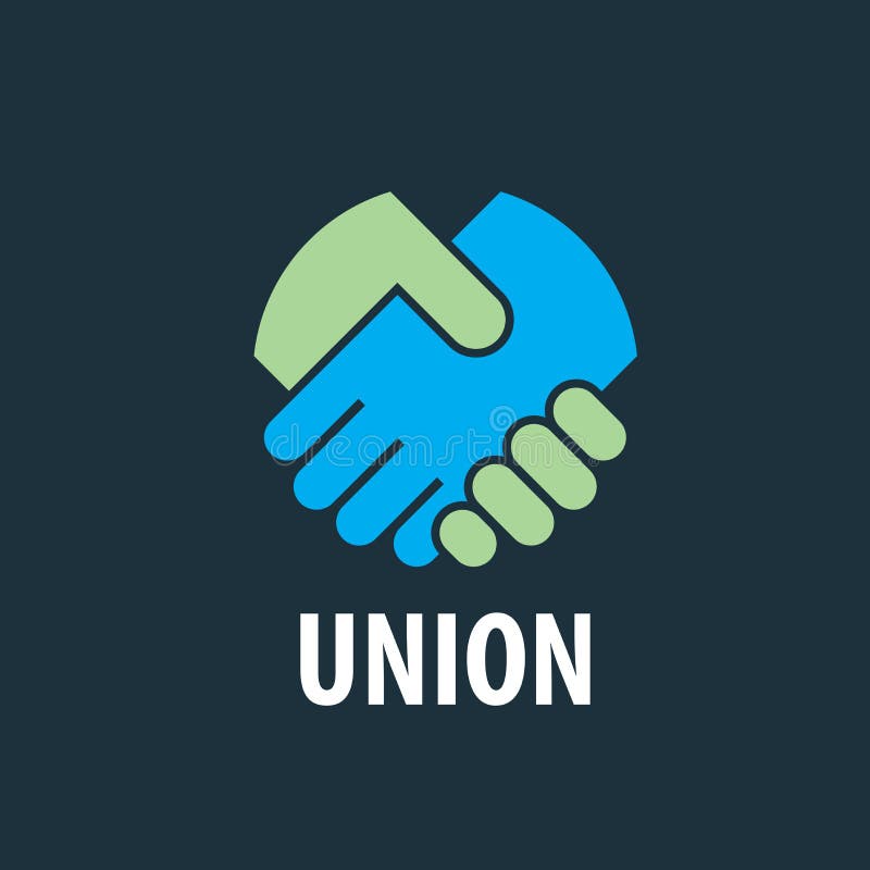 Nature Green Deal Handshake Logo Design Stock Illustration ...