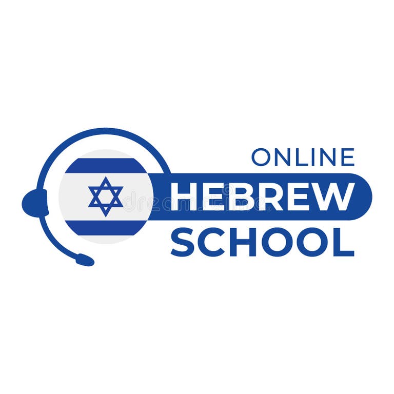Vector Logo of the Hebrew Language School Stock Vector - Illustration ...