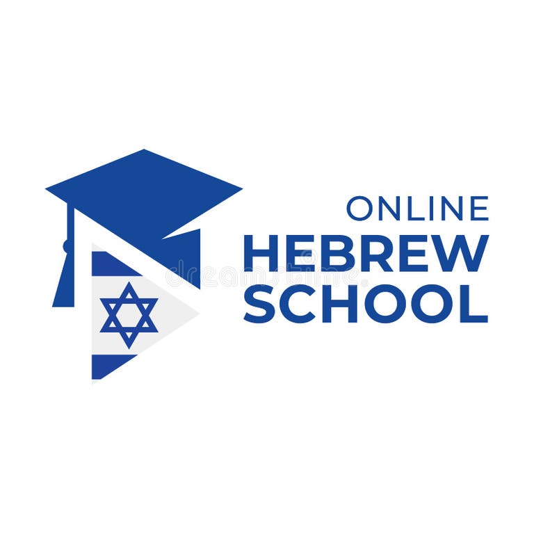 Vector Logo of the Hebrew Language School Stock Vector - Illustration ...