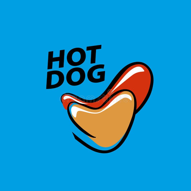 Vector logo hot dog stock vector. Illustration of graphic - 126503803