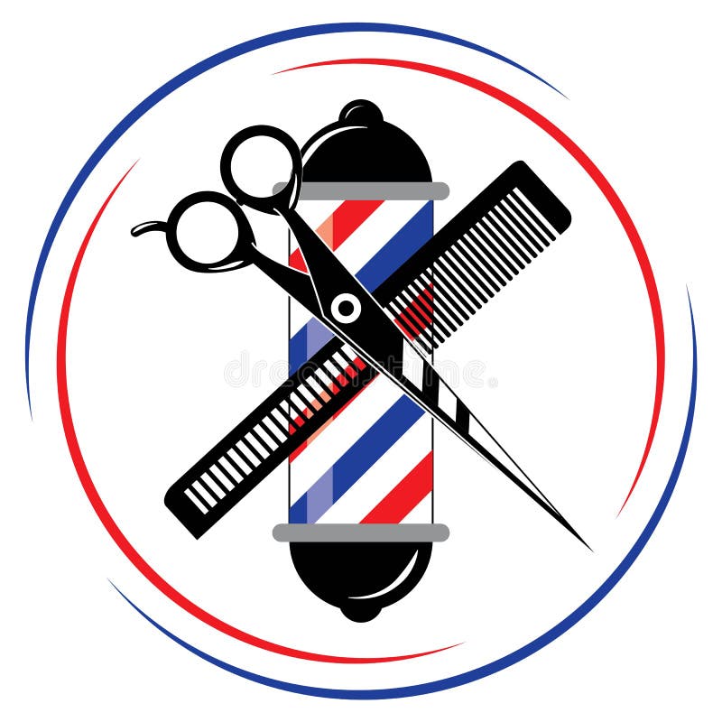 Vector Logo Icon Barbershop Scissors Comb Lamp Stock Vector ... Vector Logo Icon Barbershop Scissors Comb Lamp Stock Vector ...