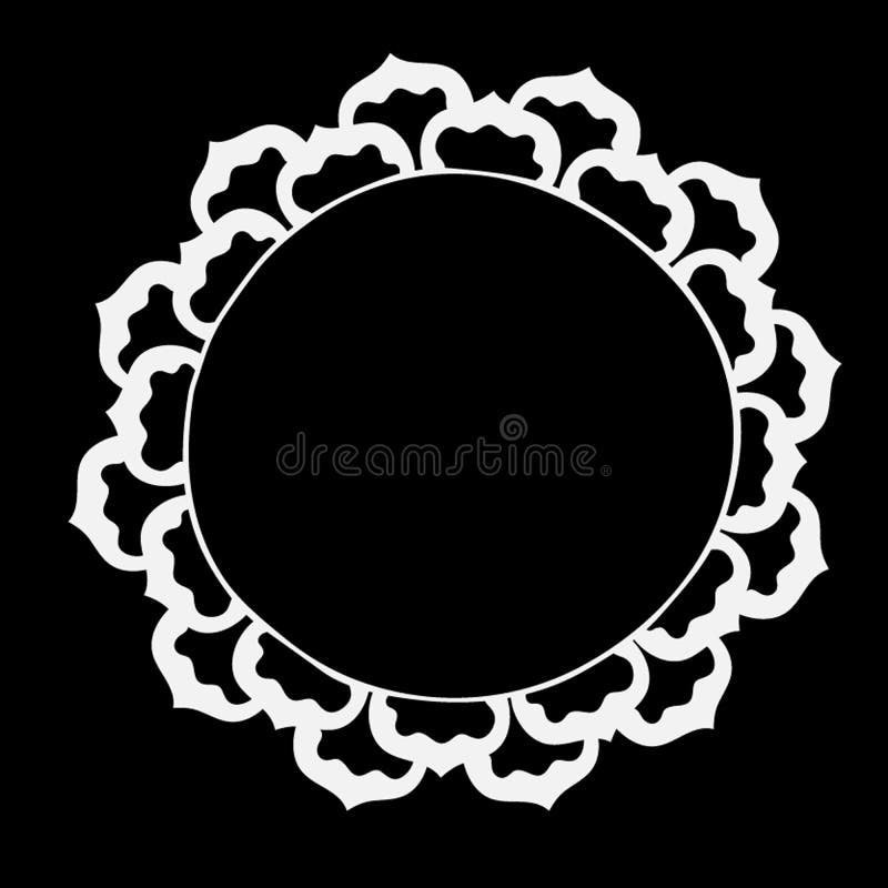 Vector of Mandala, Vintage Typographic Hand-drawn. Stock Vector ...