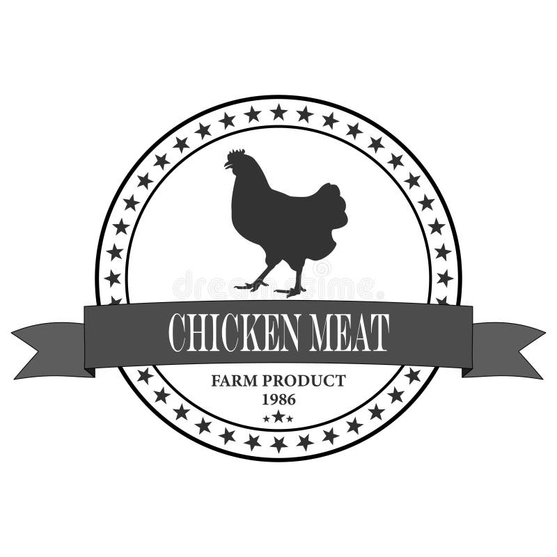 Vector Logo, Icon for Poultry Farm. Chicken Farm Symbol. Vector ...