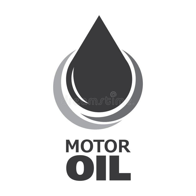 Vector Logo, Illustration of Engine Oil and Fuel Stock Illustration ...