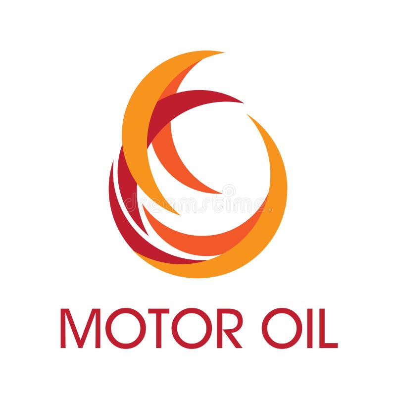 Vector Logo, Illustration of Engine Oil and Fuel Stock Illustration ...