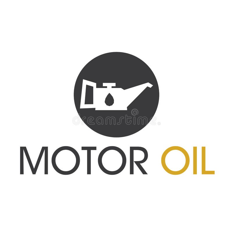 Vector Logo, Illustration of Engine Oil and Fuel Stock Illustration ...