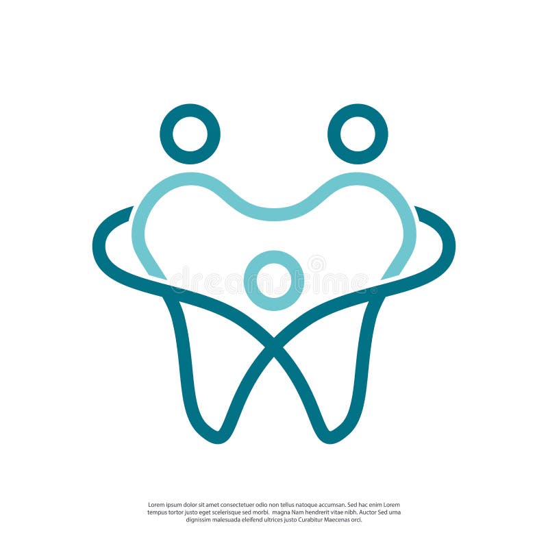 Tooth Shaped Logo for a Dentist Conpany Stock Vector - Illustration of ...