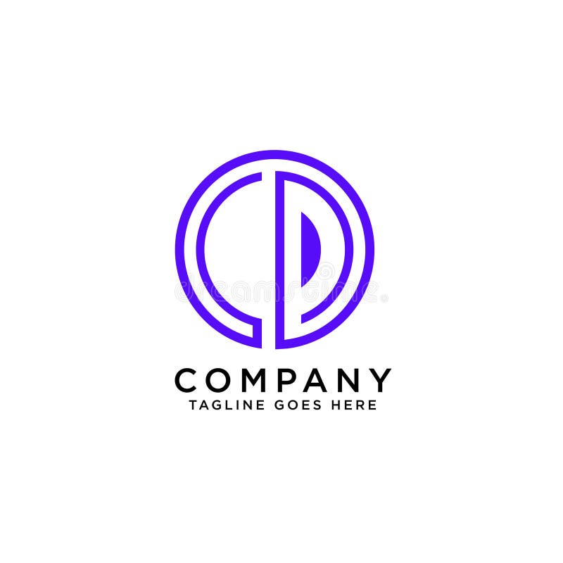 VECTOR LOGO INITIALS O and P MONOGRAMS Stock Vector - Illustration of ...