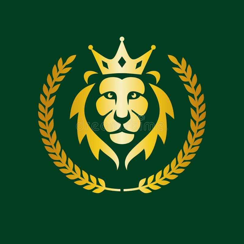 Vector Logo Logo Vector León Vector Stock de ilustración - Ilustración ...