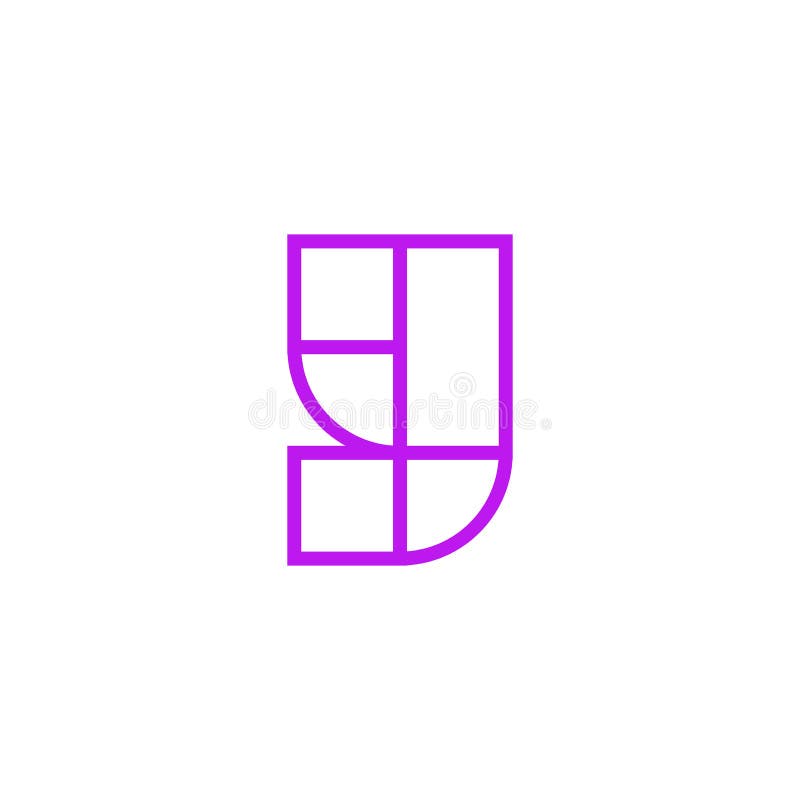 Vector Logo Letter Pink Line Y Stock Vector - Illustration of sign ...