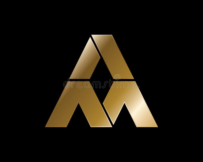 Am vector logo stock vector. Illustration of square - 249634627