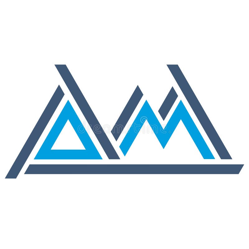 Am vector logo stock vector. Illustration of simple - 249634628