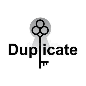 Vector Logo of Making and Duplicate Keys Stock Vector - Illustration of ...