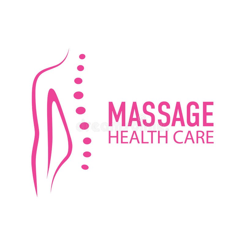 Vector Logo of the Medical Back Massage Salon Stock Vector ...
