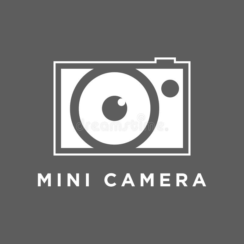 Vector Logo Mini Camera for Photography Lovers Stock Vector ...