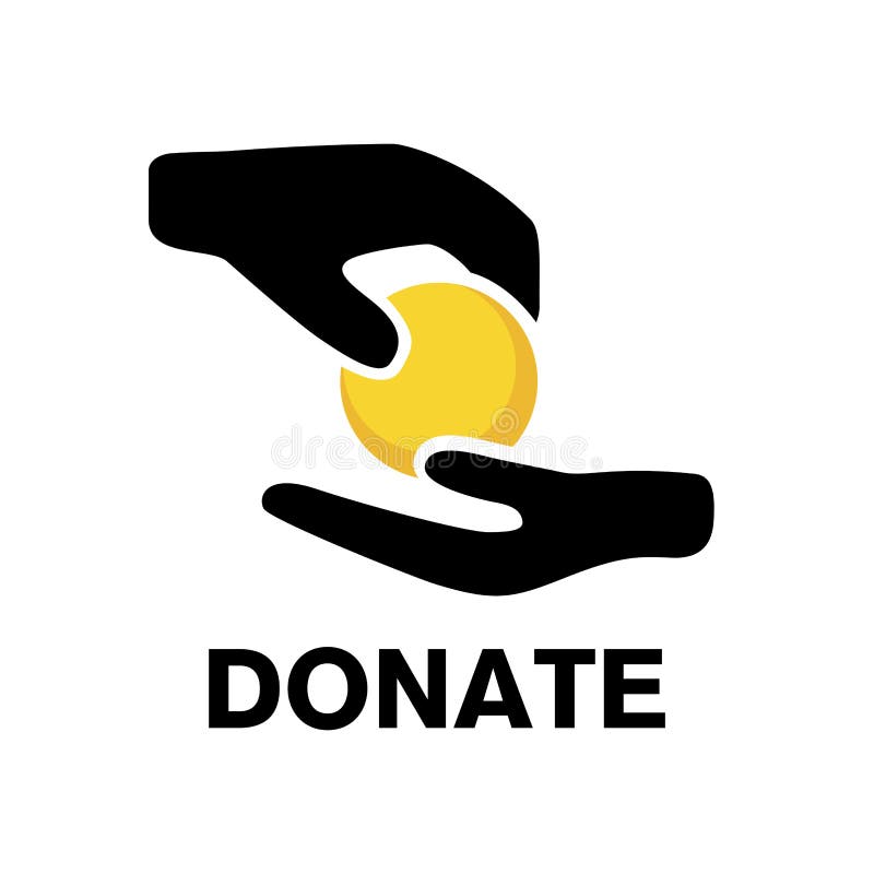 Vector Logo of Money Donate, Blood Donation Stock Vector - Illustration ...